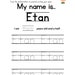 Custom Name Tracing Worksheet, Personalized Handwriting Practice Sheets ...