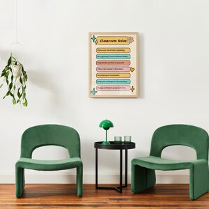 Printable Classroom Rules Poster /digital Download for Teachers and ...
