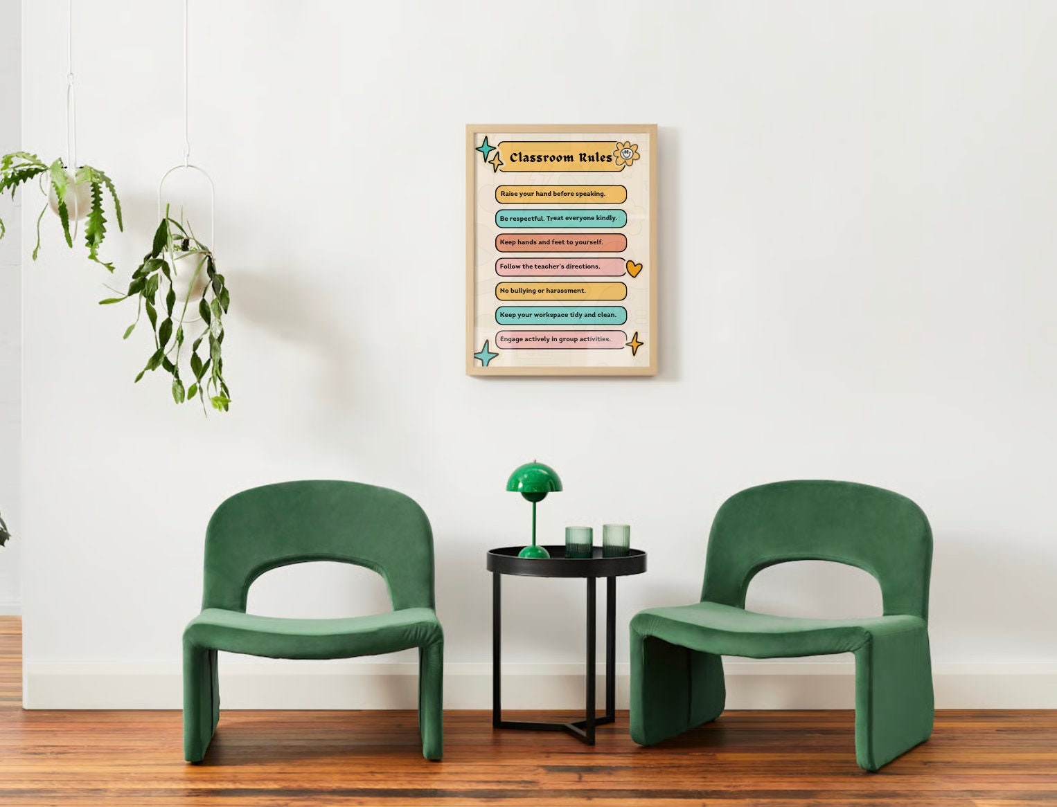 Printable Classroom Rules Poster /digital Download for Teachers and ...