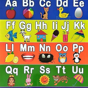 Printable Educational Posters for Kids - Set of 11 Posters in English ...