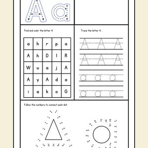 Alphabet Games Worksheet for Kids Digital / Alphabet Tracing Cards ...