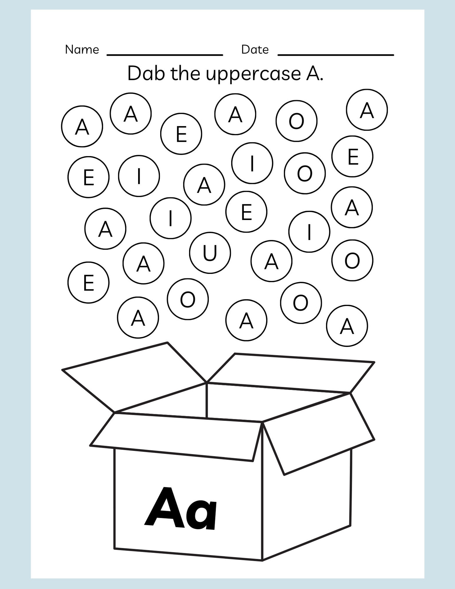 Alphabet Worksheet for Preschool Kids 108 Pages of Practice/ Pre-school ...