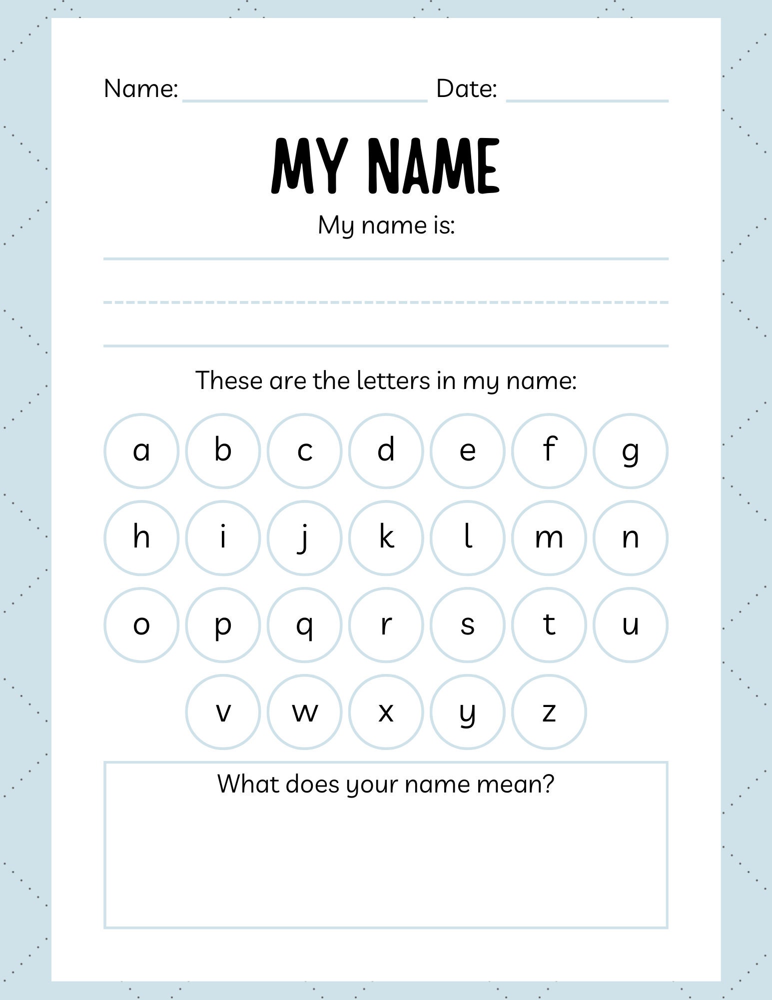 Alphabet Worksheet for Preschool Kids 108 Pages of Practice/ Pre-school ...