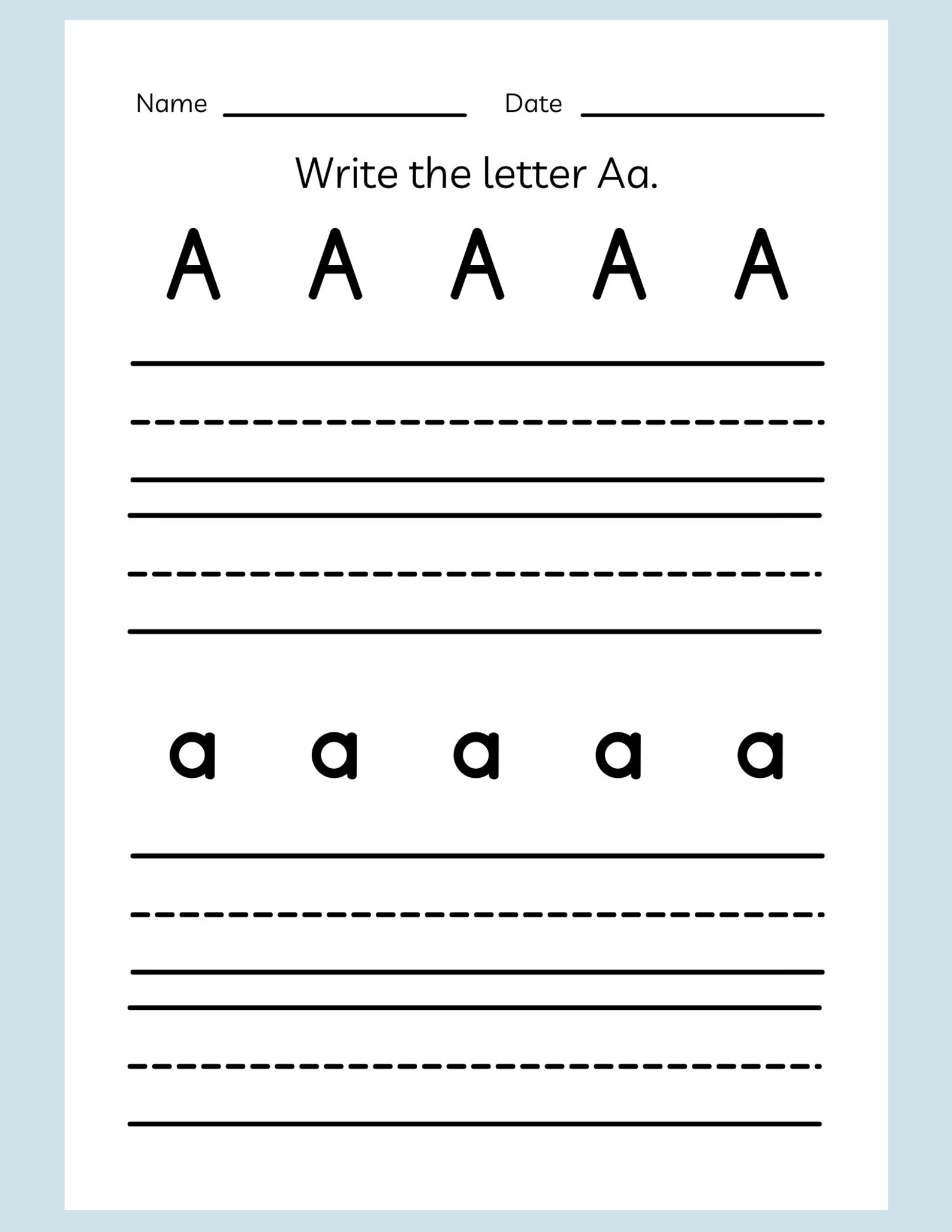 Alphabet Worksheet for Preschool Kids 108 Pages of Practice/ Pre-school ...