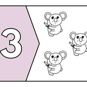 Numbers 1 to 10 Puzzle Math Worksheet Printable Counting and Number ...