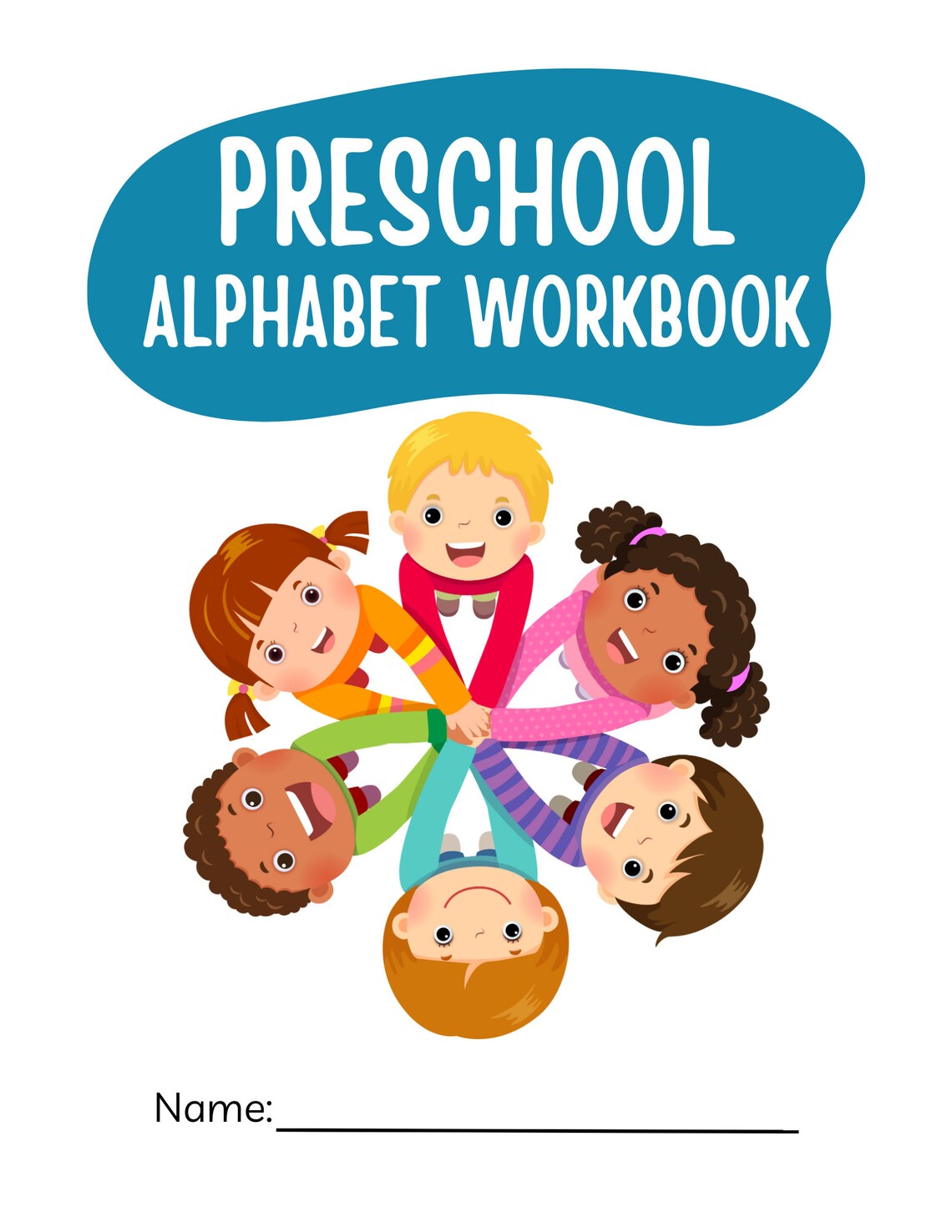 Alphabet Worksheet for Preschool Kids 108 Pages of Practice/ Pre-school ...