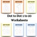 Digital Dot to Dot Connecting Activity Math Games 1 to 20 Worksheets ...