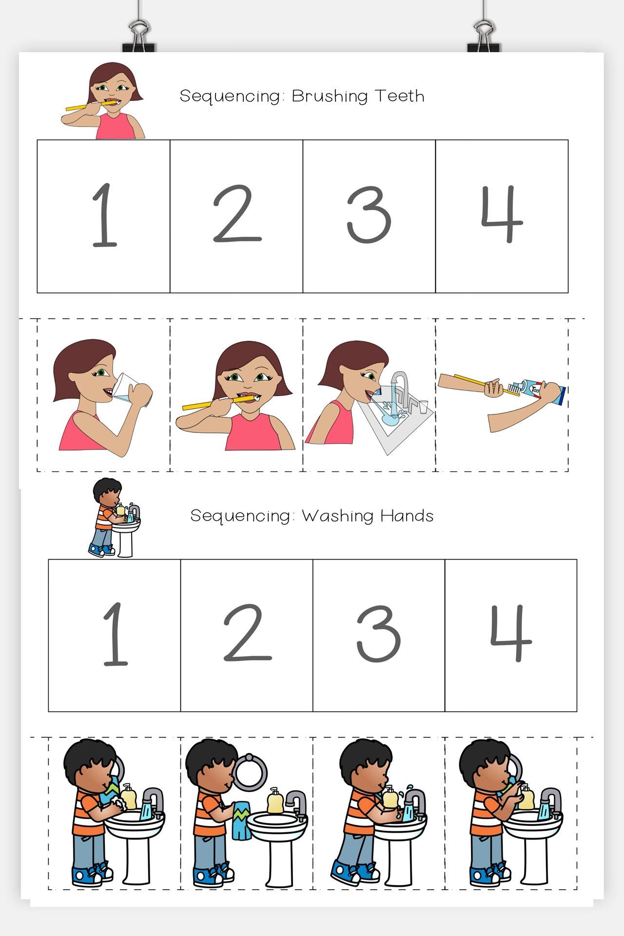 Daily Life Story Sequencing Activities for Kids - 15 Educational ...