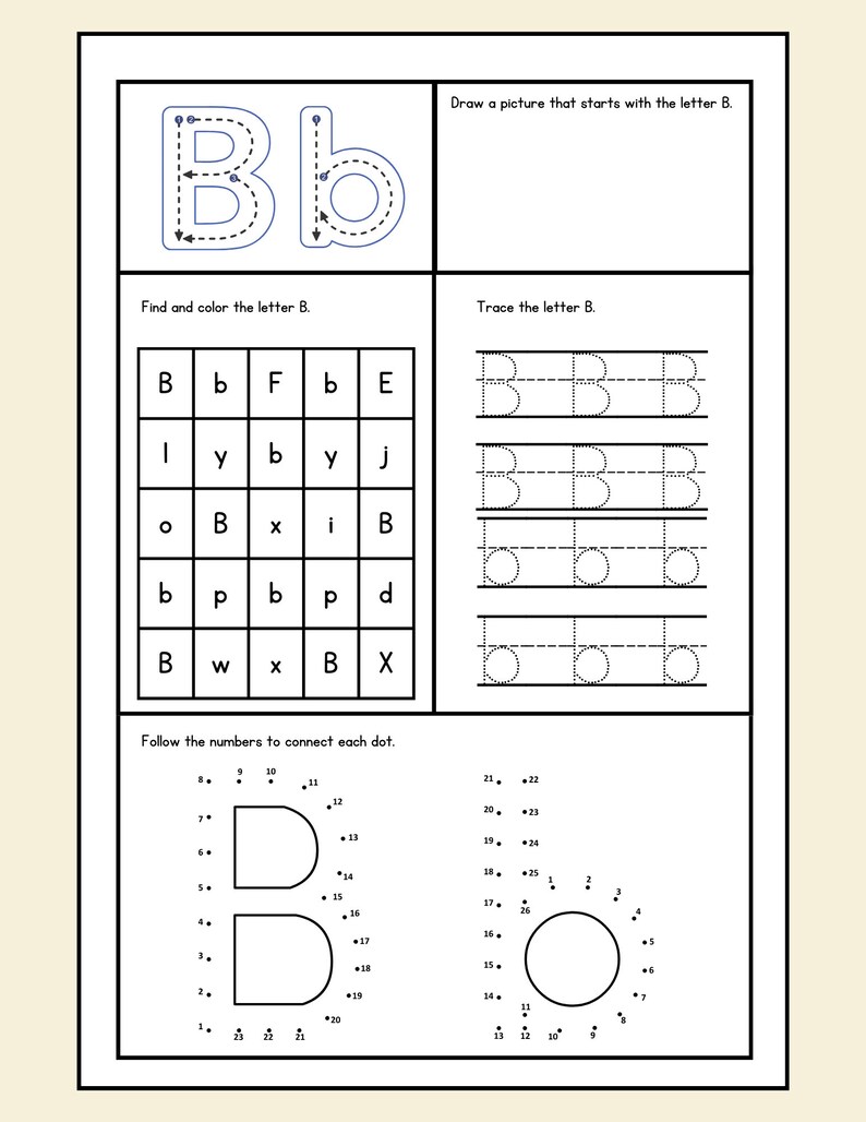 Alphabet Games Worksheet for Kids Digital / Alphabet Tracing Cards ...