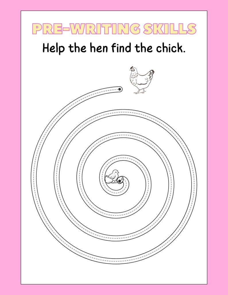Tracing Practice, Pre-writing Worksheets, Line Tracing, Toddler ...