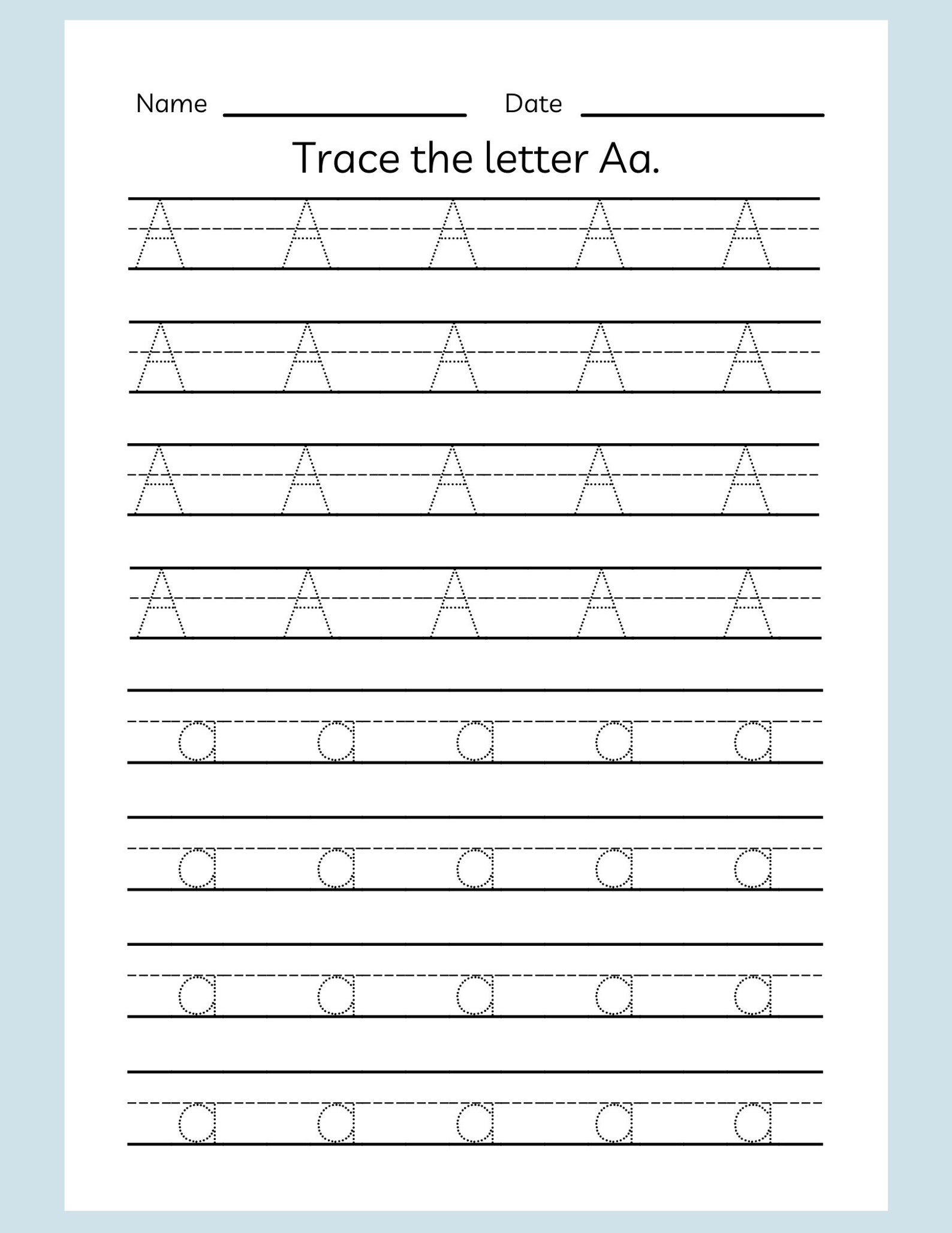 Alphabet Worksheet for Preschool Kids 108 Pages of Practice/ Pre-school ...