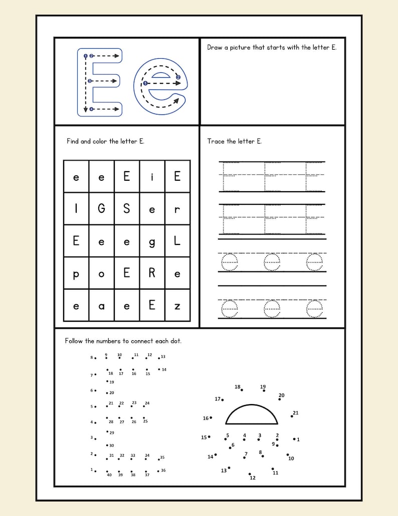 Alphabet Games Worksheet for Kids Digital / Alphabet Tracing Cards ...
