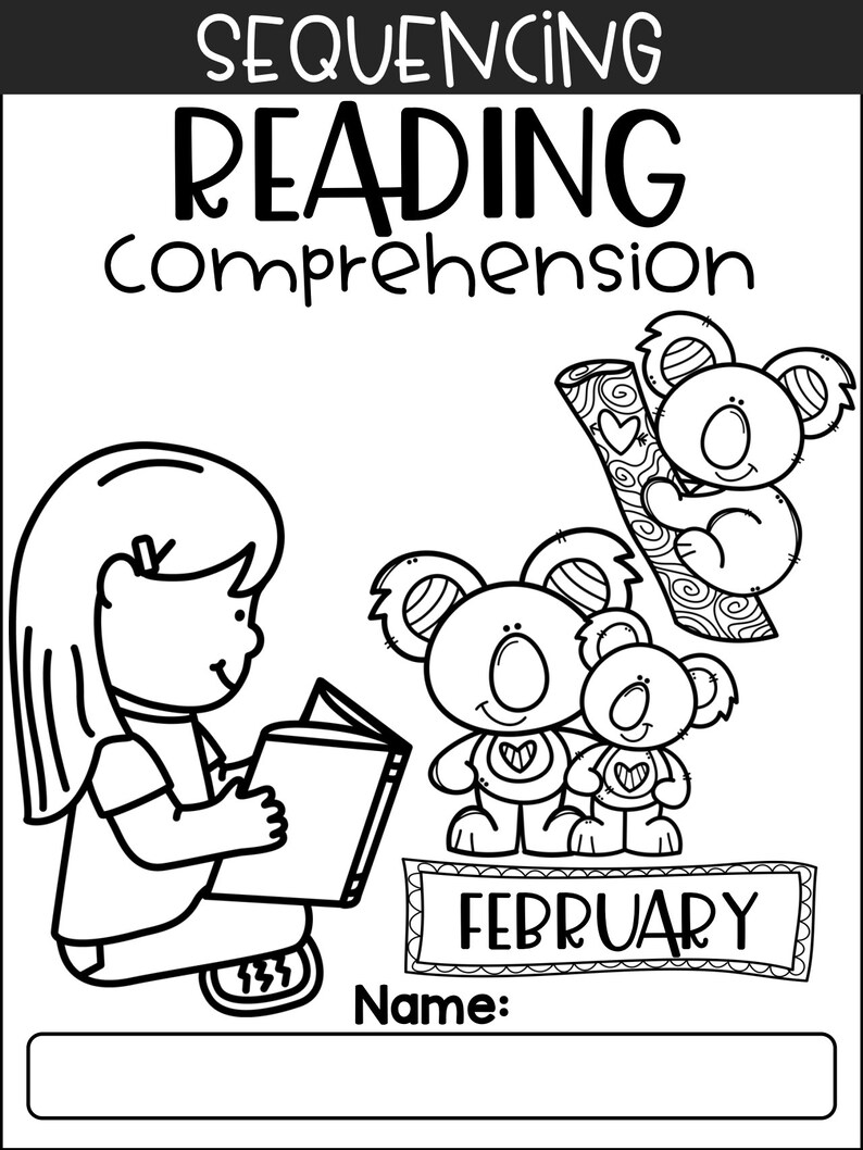 2 Comprehensive Sequencing Reading Comprehension Workbook for Kids ...