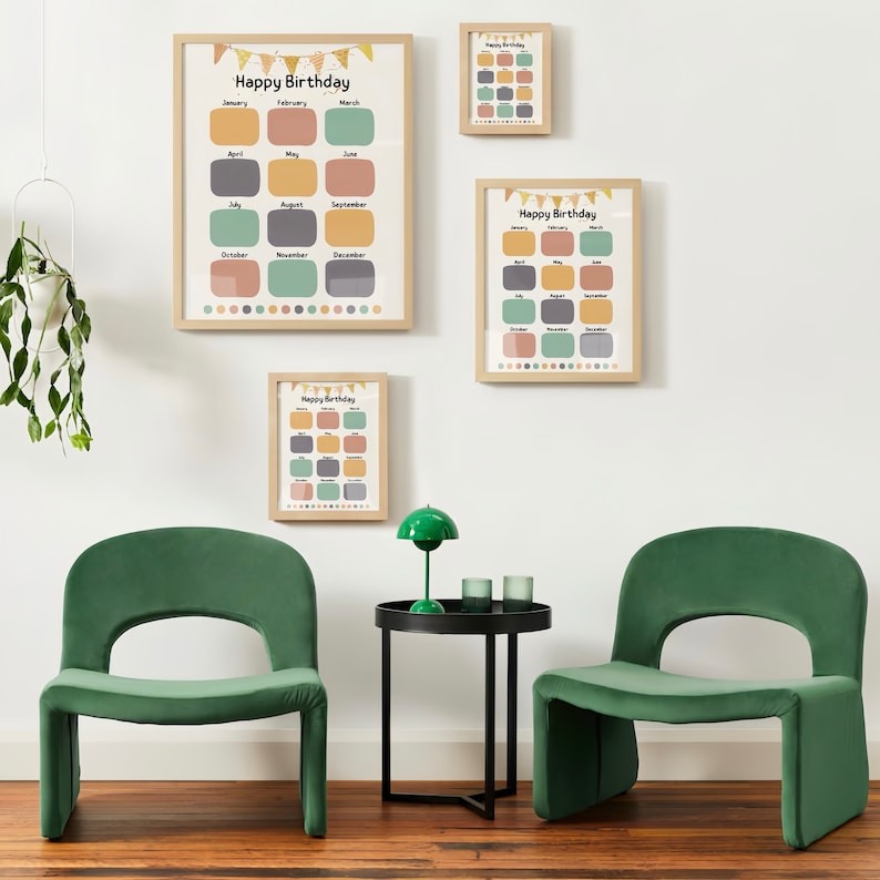 Classroom Birthday Poster / Editable and Fun Design/class Birthday ...