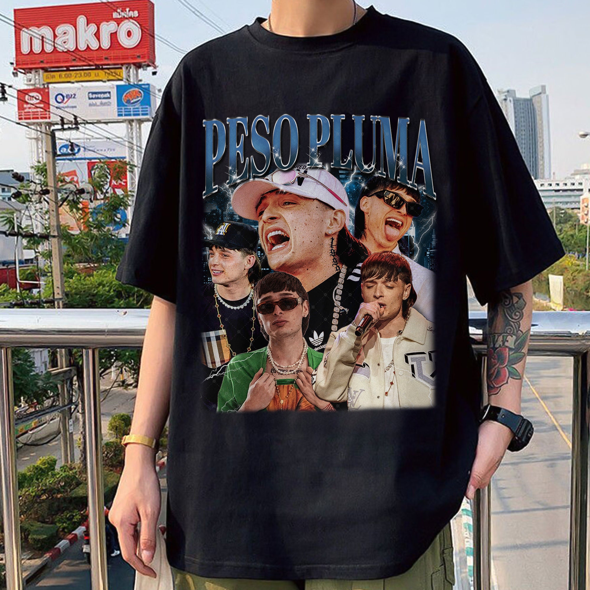 Peso Pluma Vintage Png, Peso Pluma Png, Peso Pluma Tour Png, Exodo 2024 ...