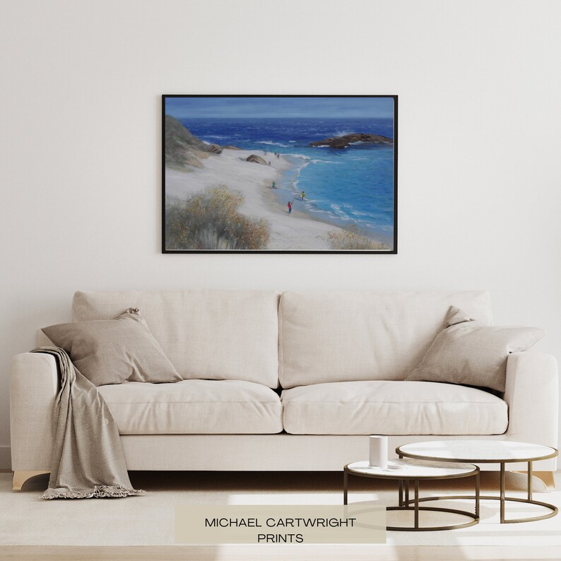 Vintage Wall Art Print of South Coast Fishermen, From Original Painting ...