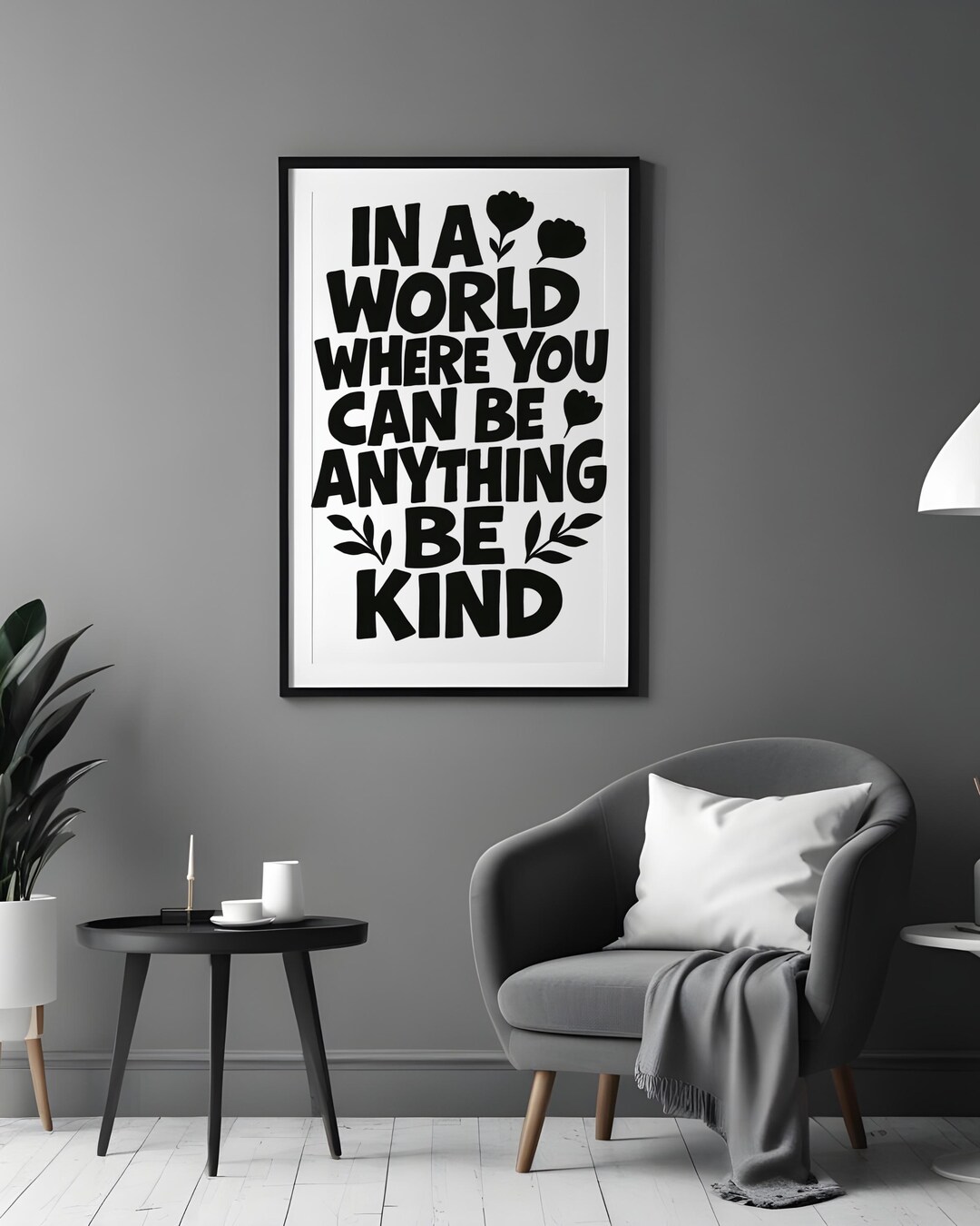 Motivational Wall Art Positive Affirmations Portrait Frame Photo Tile ...