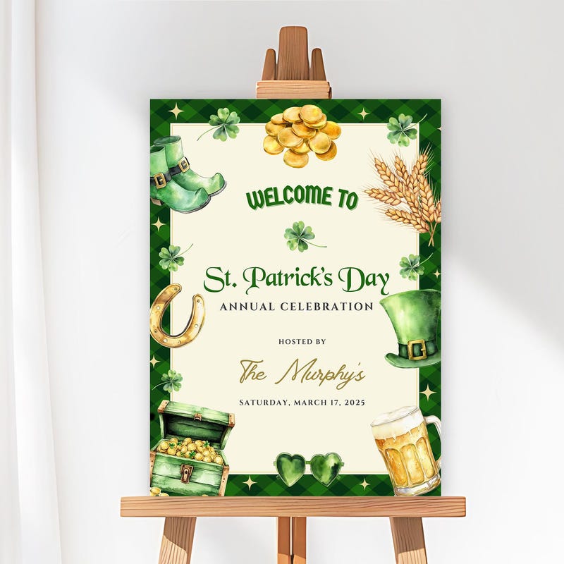 St Patrick Day Sign - Etsy