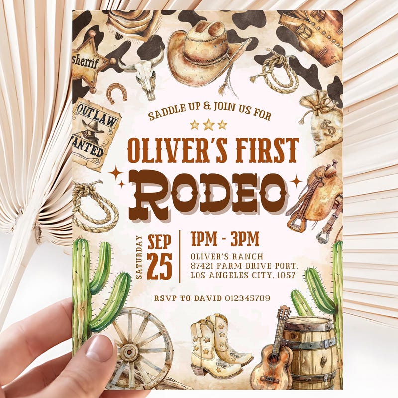 First Rodeo Birthday - Etsy