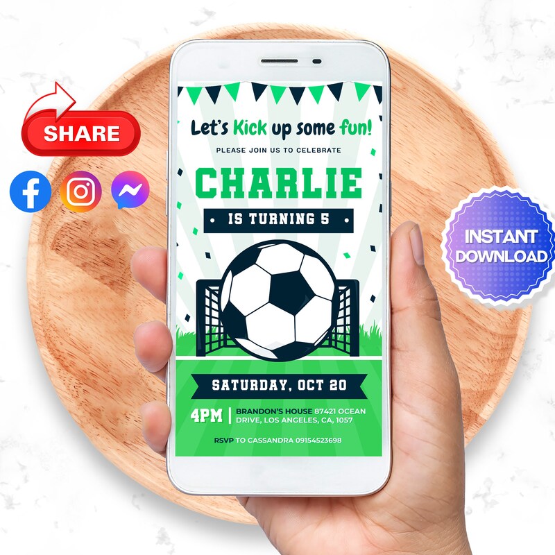 Phone Invitation - Etsy