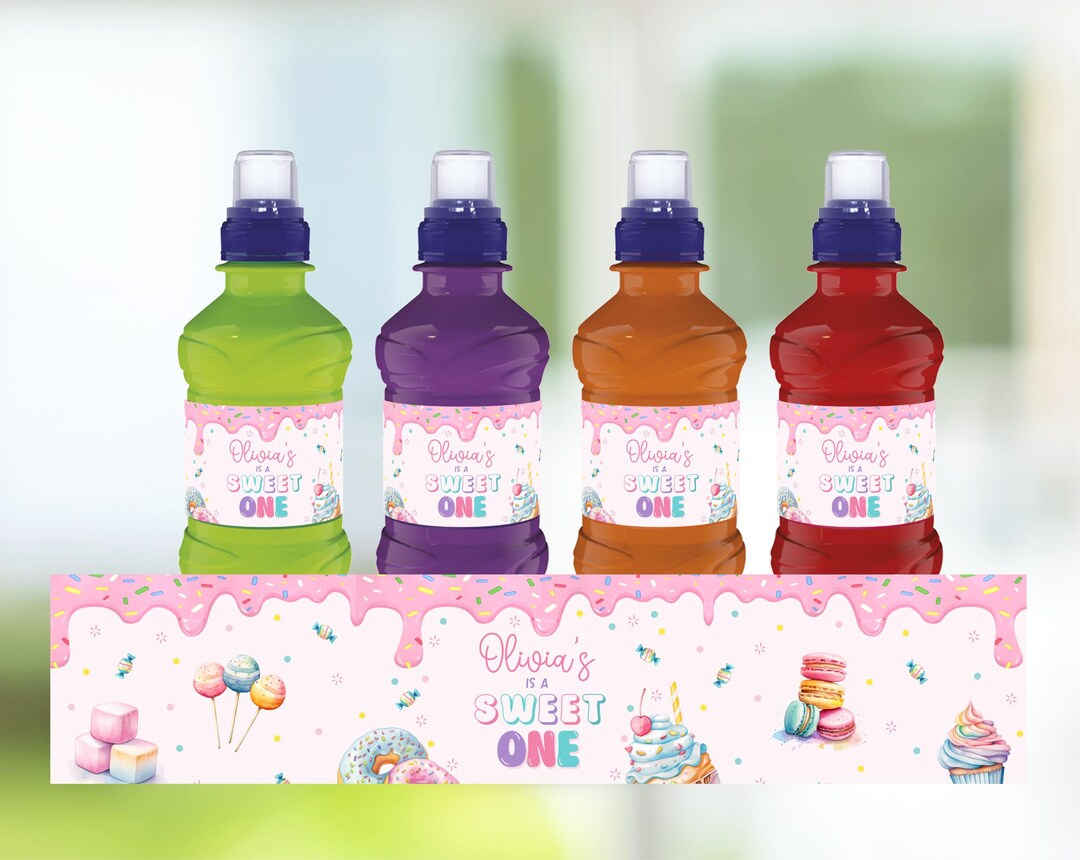 Editable Sweet One Juice Bottle Label, Sweet One Juice Bottle Label ...