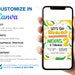 Editable Bananas Birthday Invitation, Let's Go Bananas Birthday Invite ...