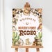 Editable Rodeo Birthday Welcome Sign, My First Rodeo Welcome Sign ...