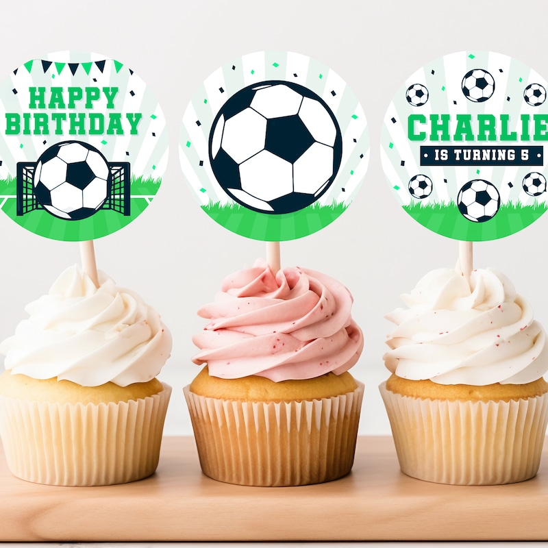 Soccer Cake Topper - Etsy