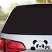 Adorable Panda Vinyl Decal Stickers: Laptop, Phone, Car Decor - Etsy
