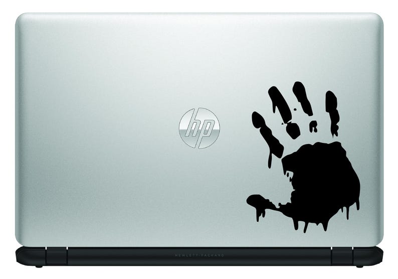 Zombie Bleeding Handprint Vinyl Decal Sticker - Etsy