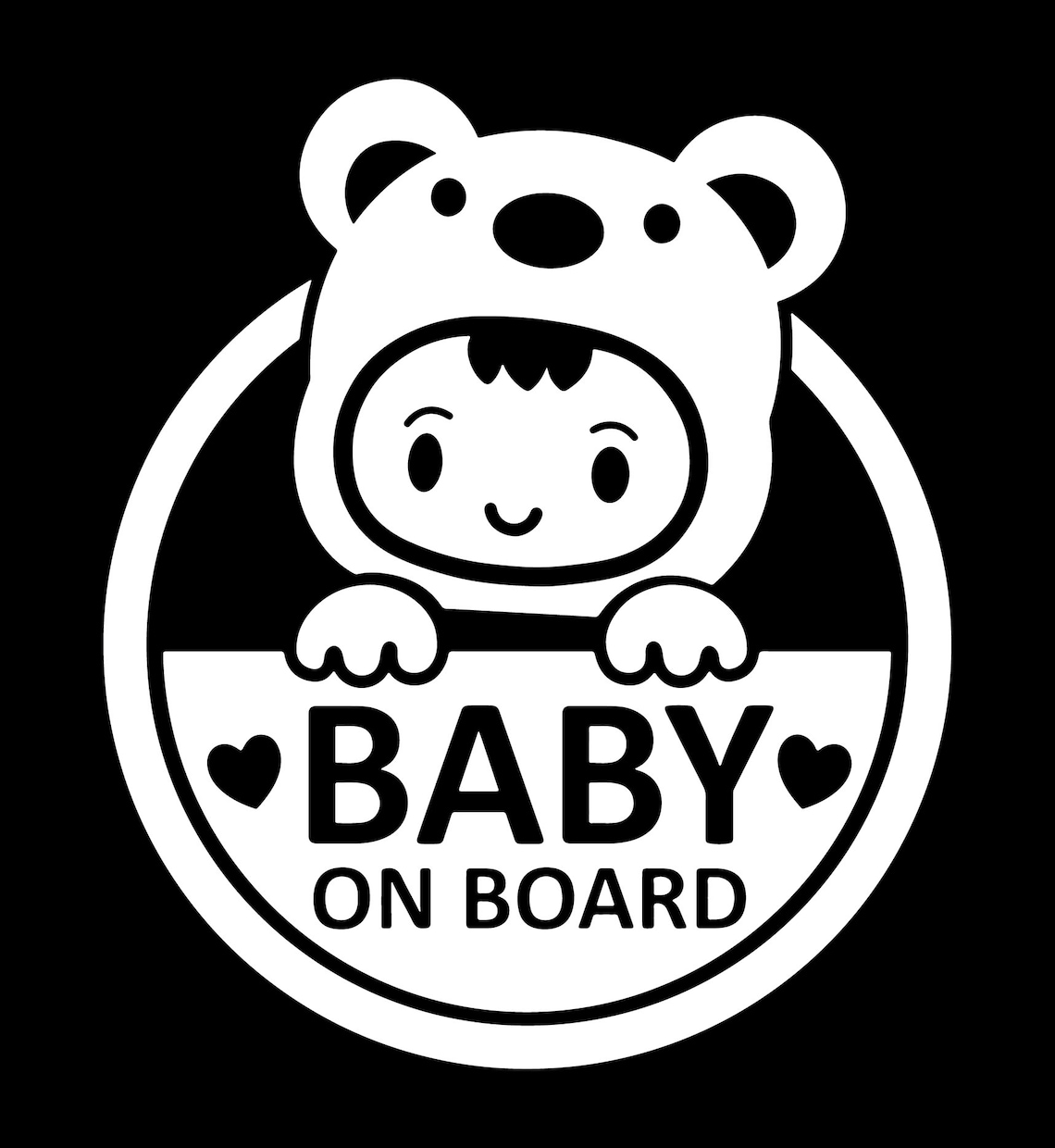Baby on Board Baby Decal Sticker for Car - Etsy