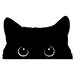 Peeking Cat Sticker: Waterproof Vinyl Decal for Car, Truck, Window - Etsy
