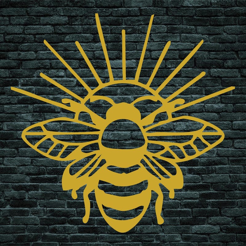 Bee Wall Decal - Etsy Australia