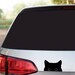 Peeking Cat Sticker: Waterproof Vinyl Decal for Car, Truck, Window - Etsy