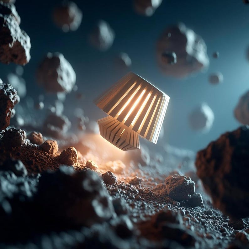 The Maya Lamp - A Handmade Lamp That Turns Light Into Sculpture - Etsy