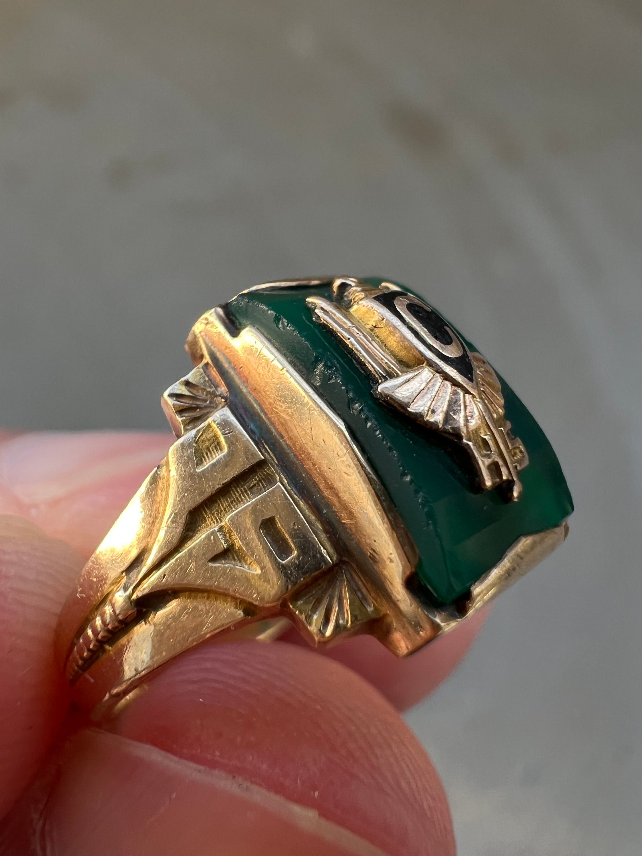 Rare Vintage 10K Class Ring - Etsy