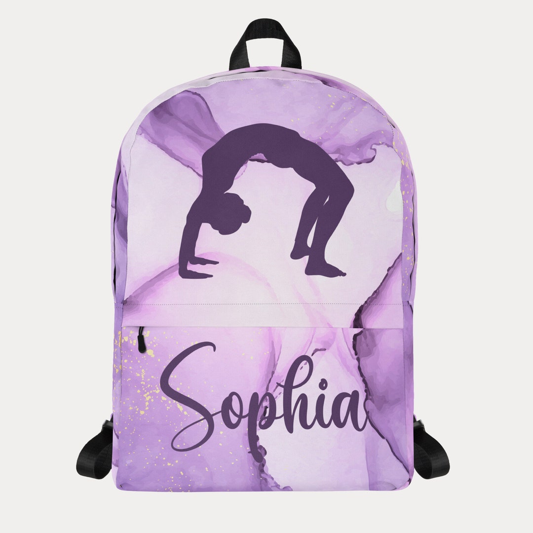 Kids Gymnastic Backpack Personalized School Bag for Young Girl Gift for ...