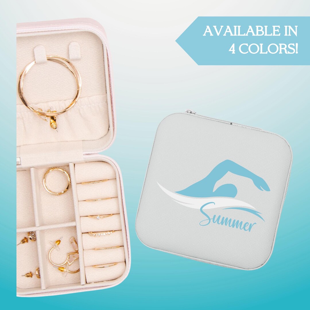 Swimmer Jewelry Box Personalized Swim Gift for Girl Custom Sport Player ...