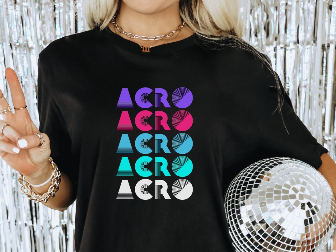 Acro Gymnastic Shirt for Girl Gymnastics Coach Gift for Gymnast Acro ...