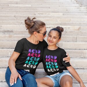 Acro Gymnastic Shirt for Girl Gymnastics Coach Gift for Gymnast Acro ...