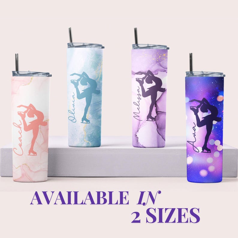 Personalized Figure Skating Tumbler Christmas Gift for Figure Skater ...