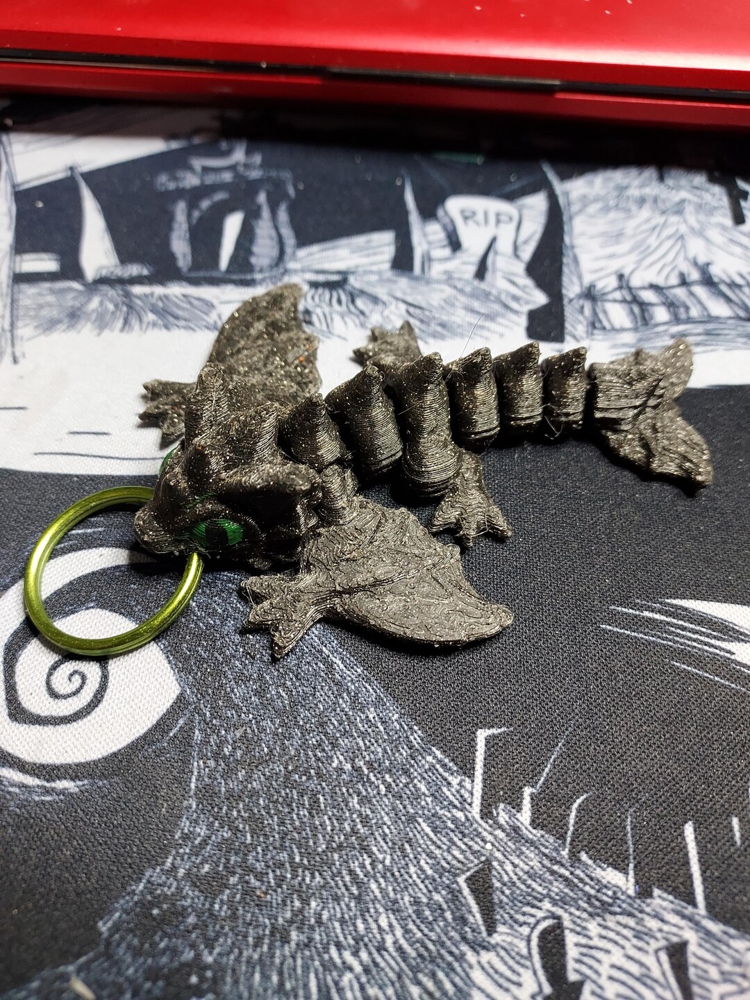 Mini Toothless Inspired Dragon Keychain - Etsy