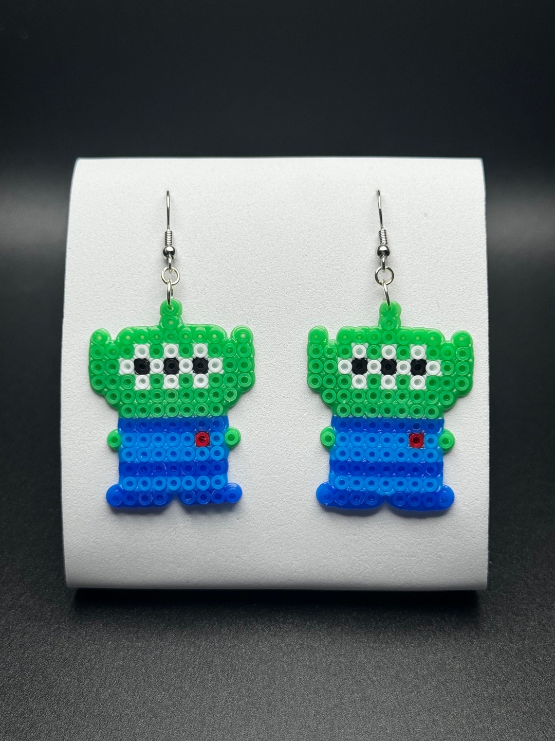 Perler Bead Toy Story Aliens Earrings - Etsy