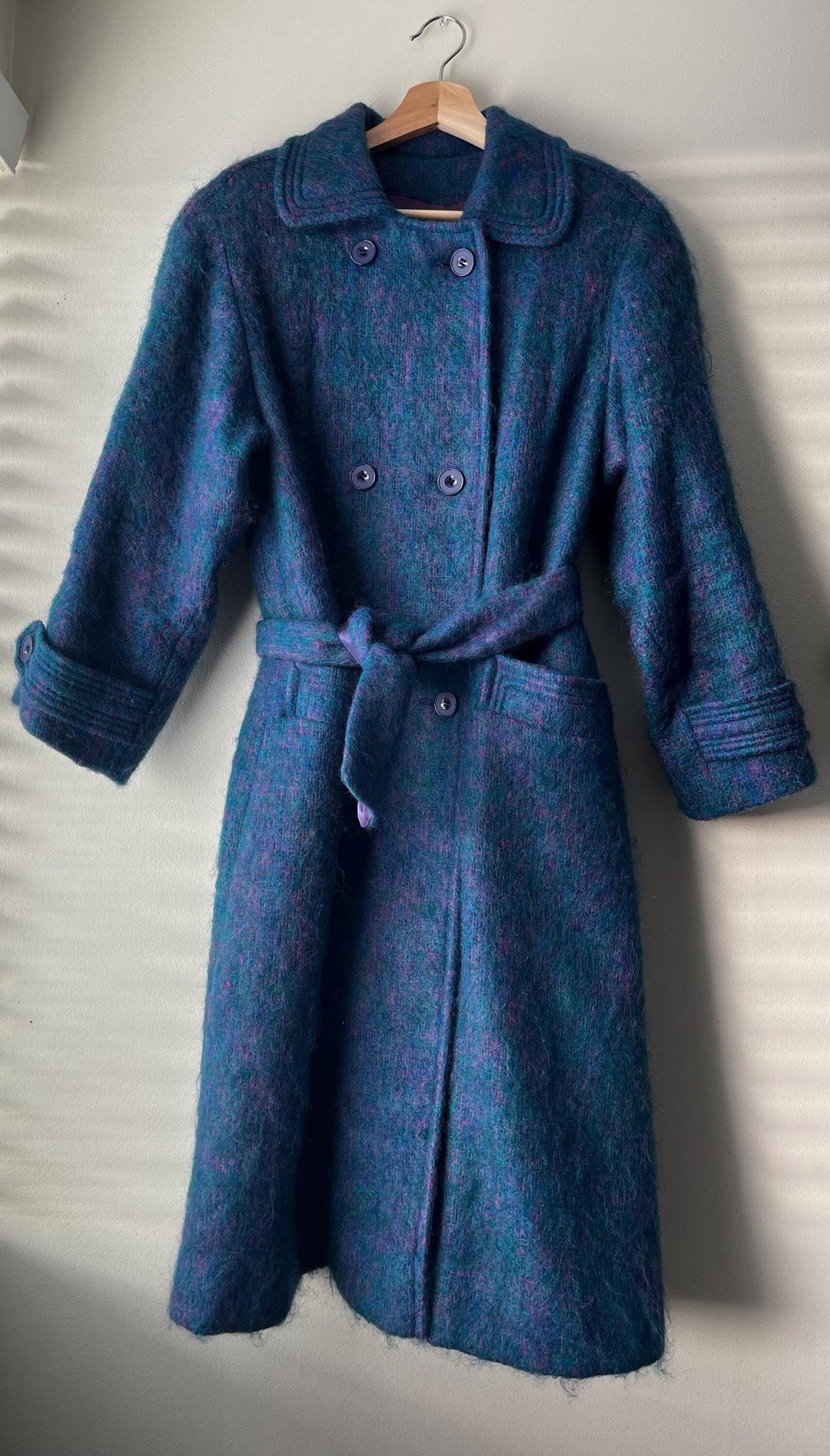 Vintage Anna Collection Coats Multicolour Bardolino Luxury Mohair Blend ...