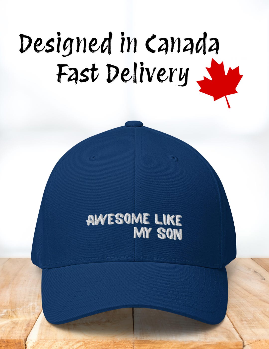 Hat for Dad Awesome Like My Son Embroidered Flex Fit Hat Gift for ...
