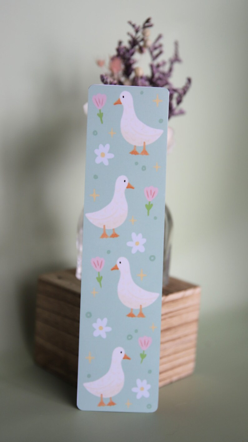 Duck Bookmark Gift for Book Lovers, Book Accessories - Etsy