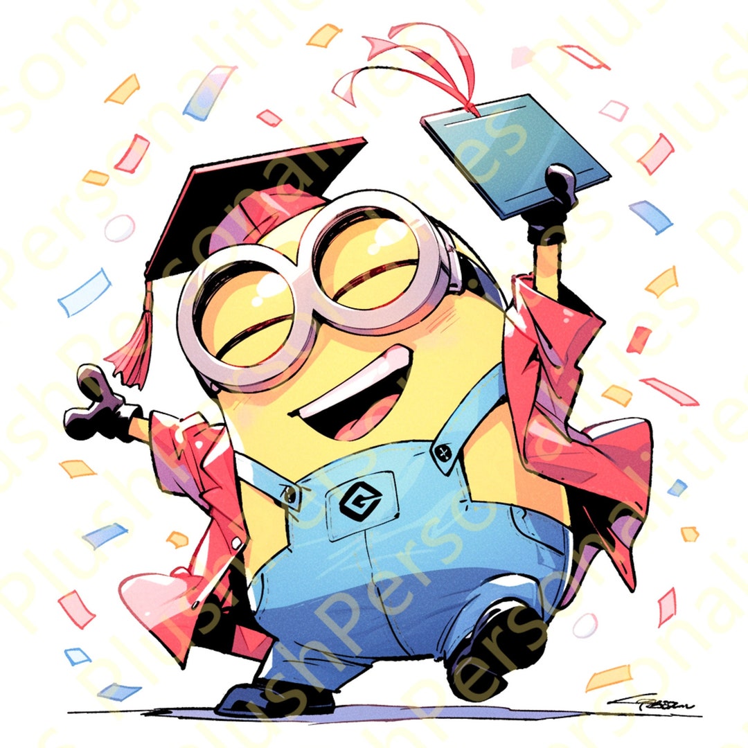 Baby Minion Png,minion Graduation Png,happy Graduation Day,cap and Gown ...