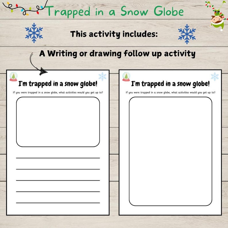 I'm Trapped in a Snow Globe | Poem & Writing or Drawing Prompt ...