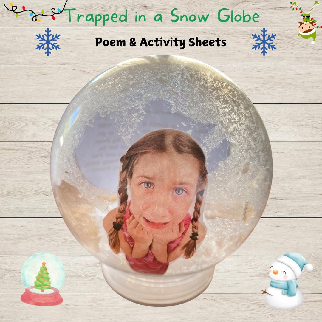 I'm Trapped in a Snow Globe | Poem & Writing or Drawing Prompt ...