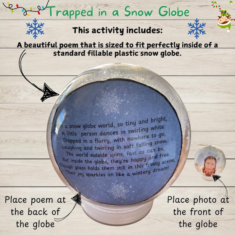 I'm Trapped in a Snow Globe | Poem & Writing or Drawing Prompt ...